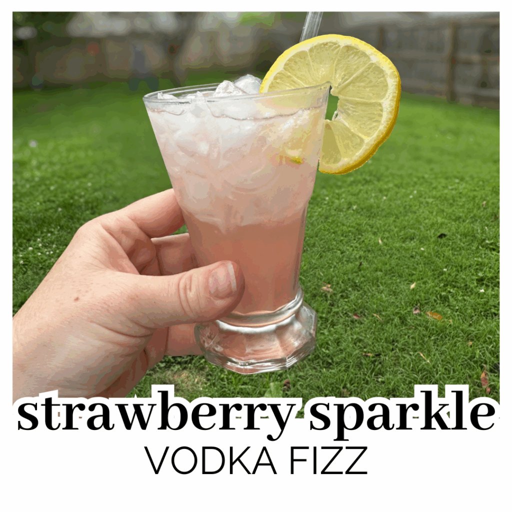 Strawberry Sparkle Vodka Fizz | By Emily Lawson